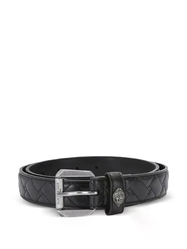 Kurt Geiger Kensington Leather Belt - Black