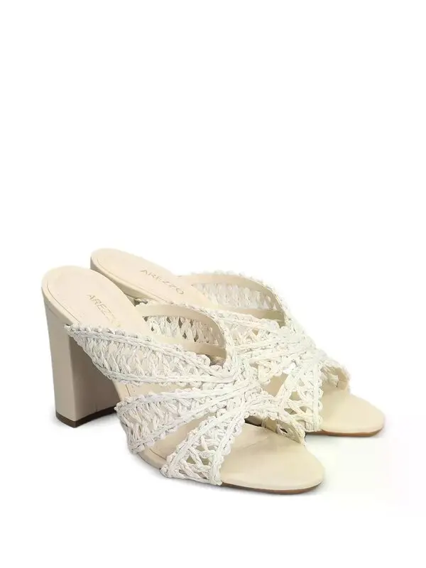AREZZO Woven Crossover-strap Sandals