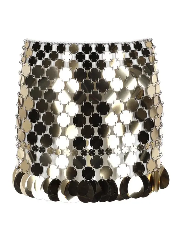 Rabanne Sequin Mini Skirt