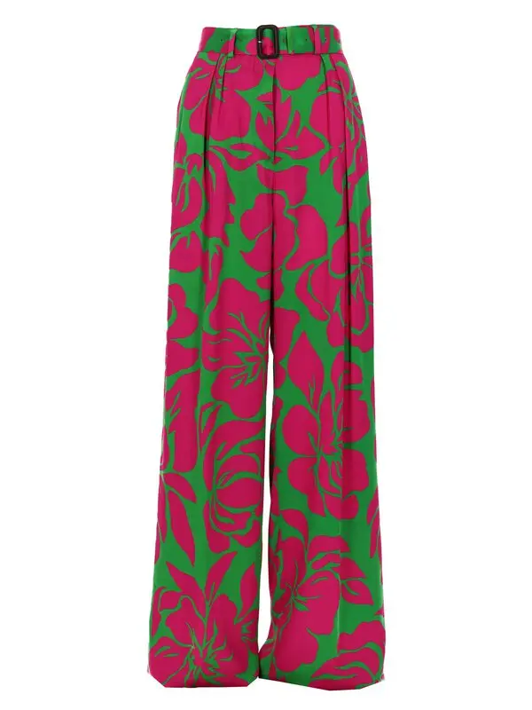 Dries Van Noten Peaches Bis Pantalone - Multicolour