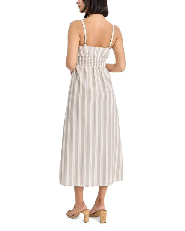 THE GOOD JOURNEY Square Neck Midi Dress