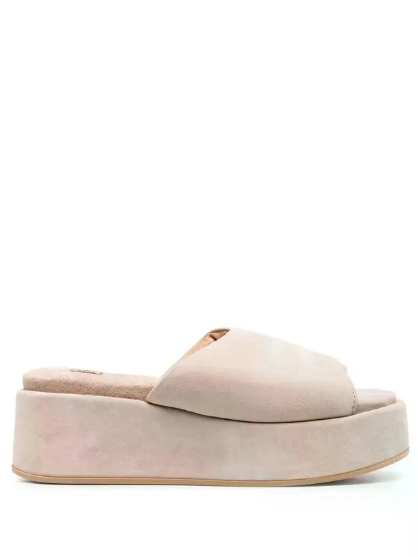 Moma Suede Platform Sandals