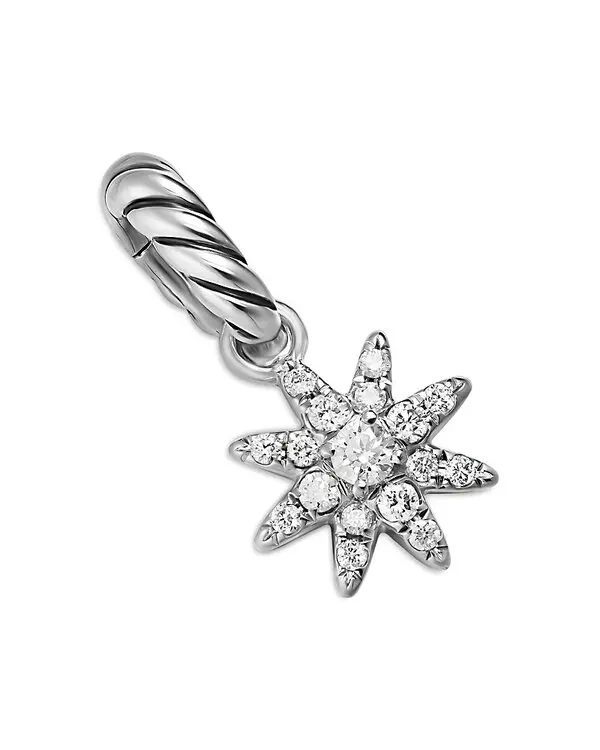 David Yurman Sterling And Diamond Pendant - Silver