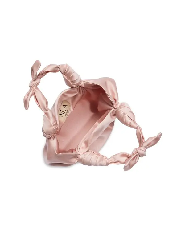 NLA COLLECTION Satin Wristlet - Blush