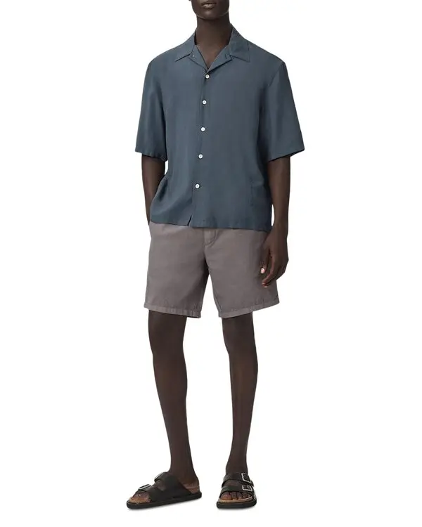 ALLSAINTS Purley Oversized Fit Shirt - Canis Grey