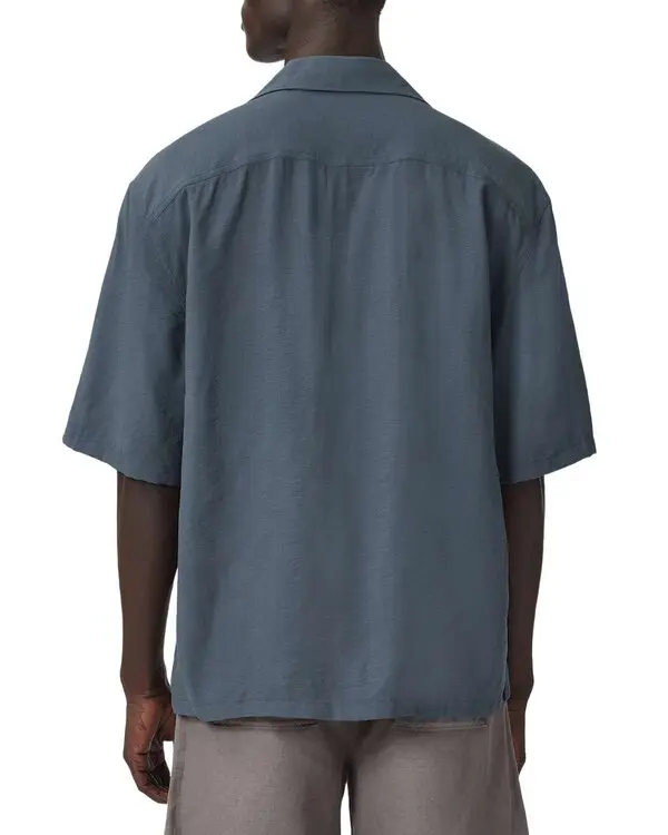 ALLSAINTS Purley Oversized Fit Shirt - Canis Grey