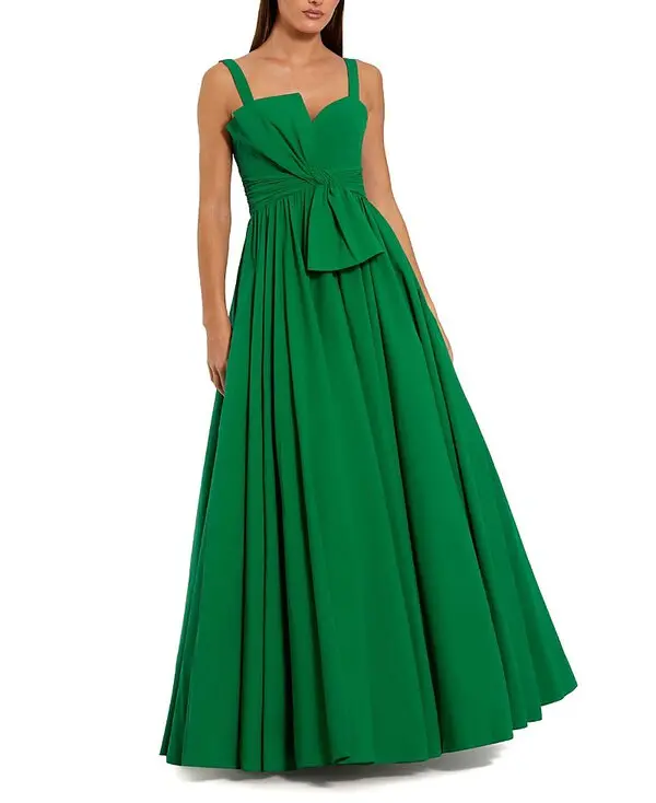 Mac Duggal Sleeveless Ballgown With Twist Bow Detail