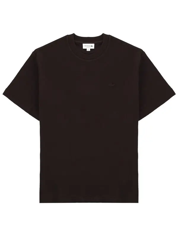 Lacoste T-shirt Con Logo - Brown