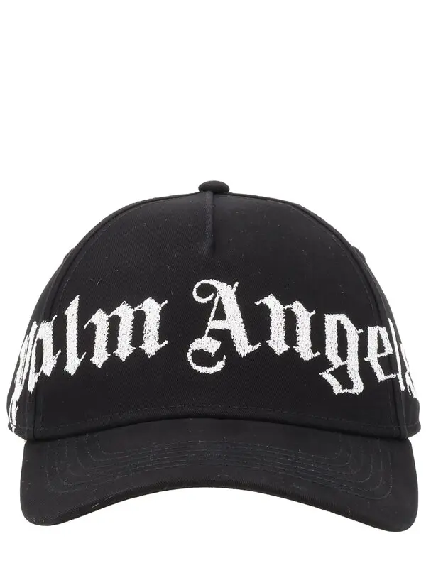 Palm Angels Overlogo Baseball Cap - Black