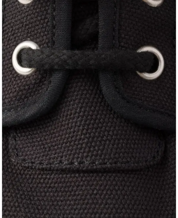 Prada Canvas Lace-up Ankle Boots - Black