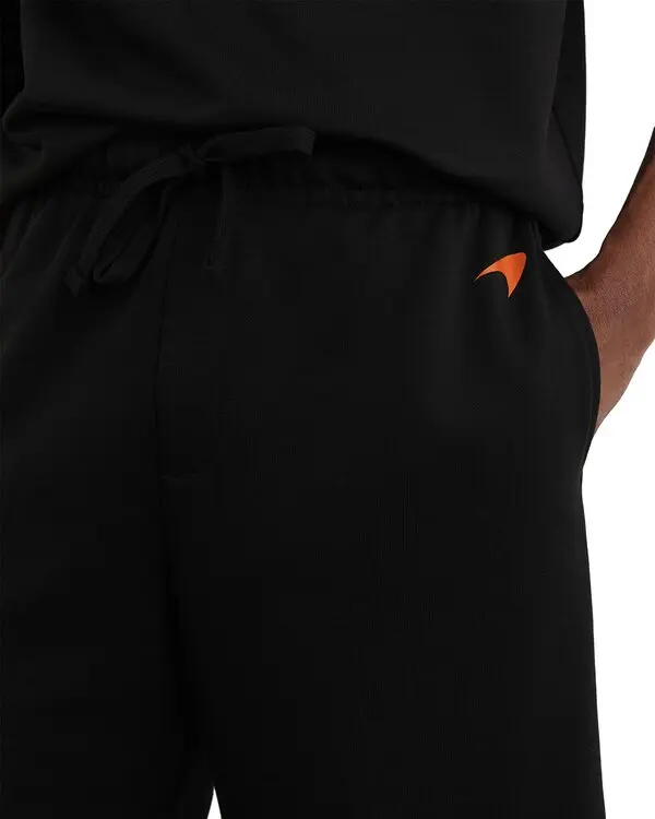 REISS Motorsport Relaxed Fit 18.5" Shorts - Washed Black