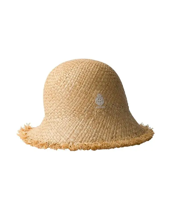 Prada Raffia Hat - Neutral