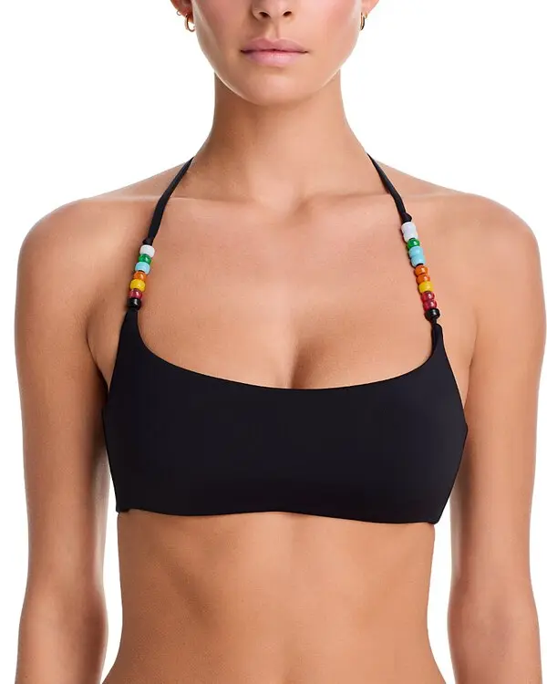 Staud Laird Bikini Top - Black