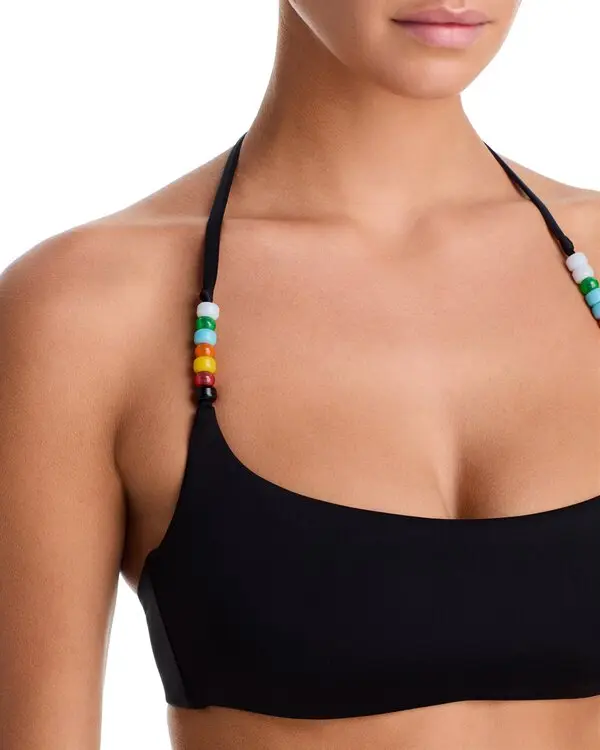 Staud Laird Bikini Top - Black