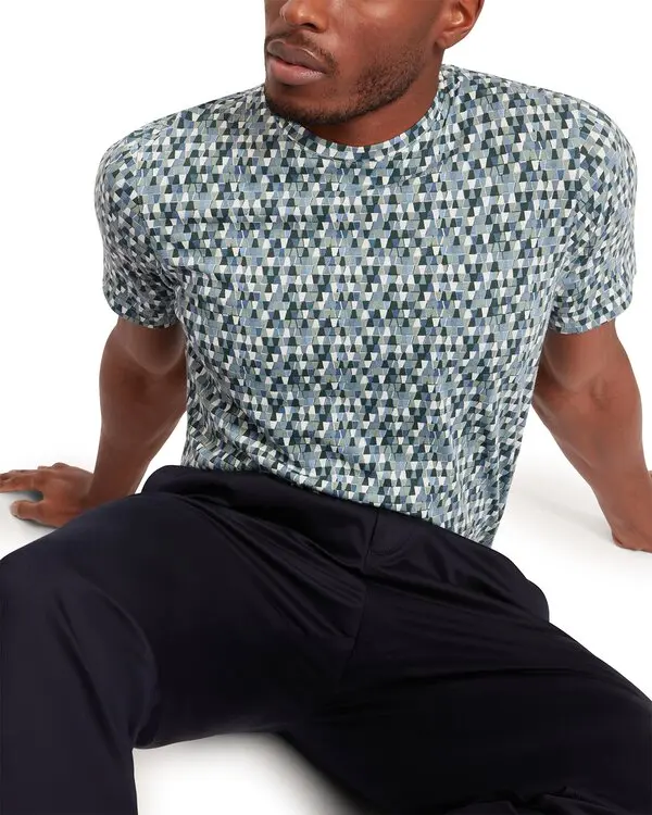 Ted Baker London Masyafa Short Sleeve Triangle Geometric Tee