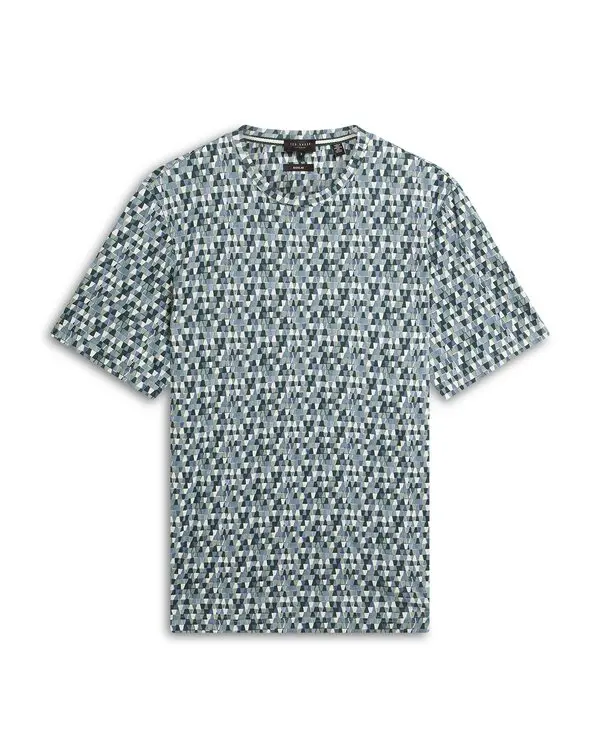 Ted Baker London Masyafa Short Sleeve Triangle Geometric Tee