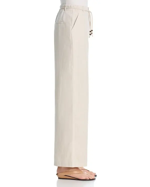 LUCY PARIS Logan Tie Pants Wide Leg