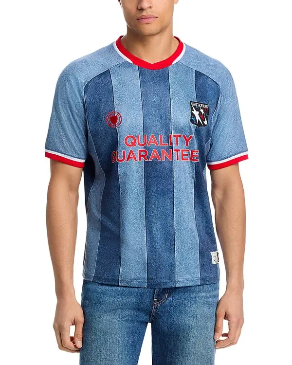 Rag & Bone Miramar Quality Guaranteed Soccer Jersey - Indigo