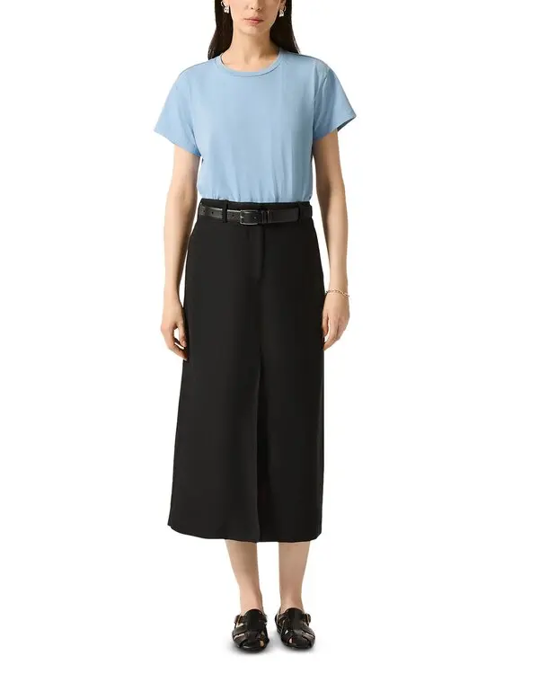 ARGENT Tailored Midi Skirt