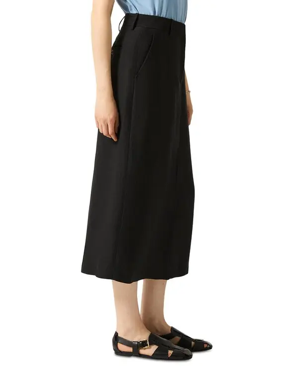 ARGENT Tailored Midi Skirt