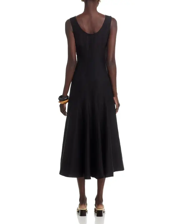ARGENT Godet Midi Dress
