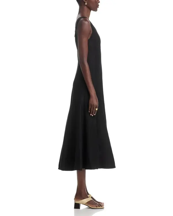 ARGENT Godet Midi Dress