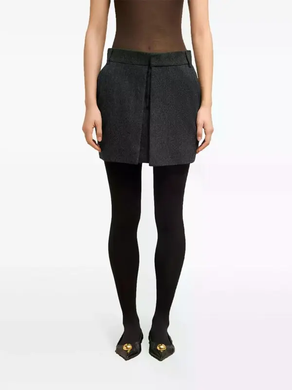 AMI Paris Panelled Mini Skirt