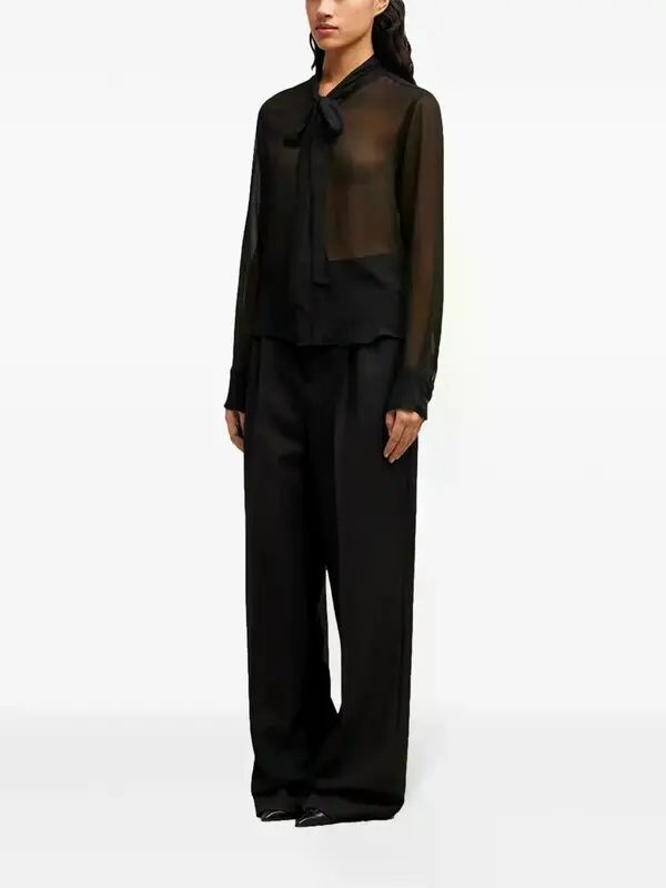 AMI Paris Acot Silk Blouse
