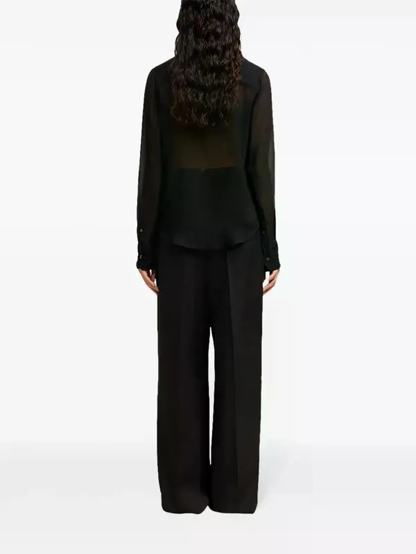 AMI Paris Acot Silk Blouse