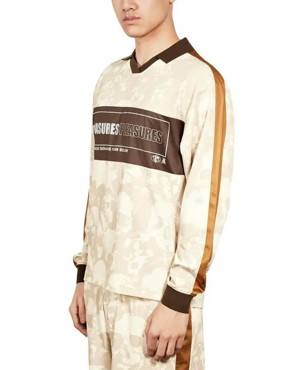 PLEASURES Graphic Skull Polo Jersey