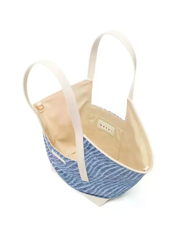 Marni Woven Shoulder Bag - Blue