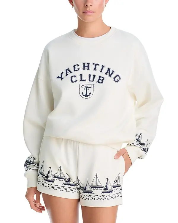 Beach Riot Devyn Oversized Sweatshirt - Regatta Anchor