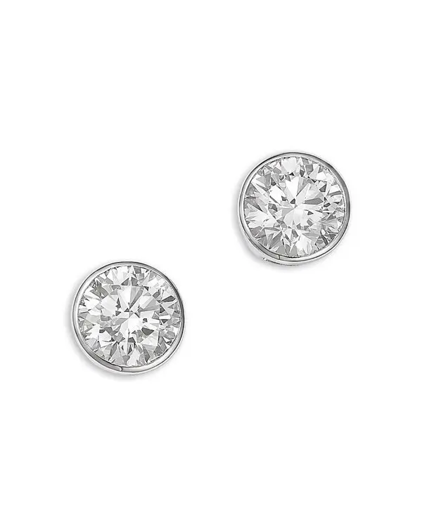 Bloomingdale'S 2.0 Tcw Lab Grown Diamond Stud Earrings - White Gold