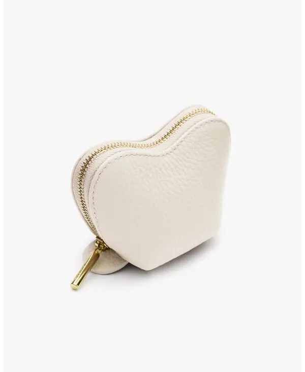 Cuyana Tiny Heart Case - Ecru