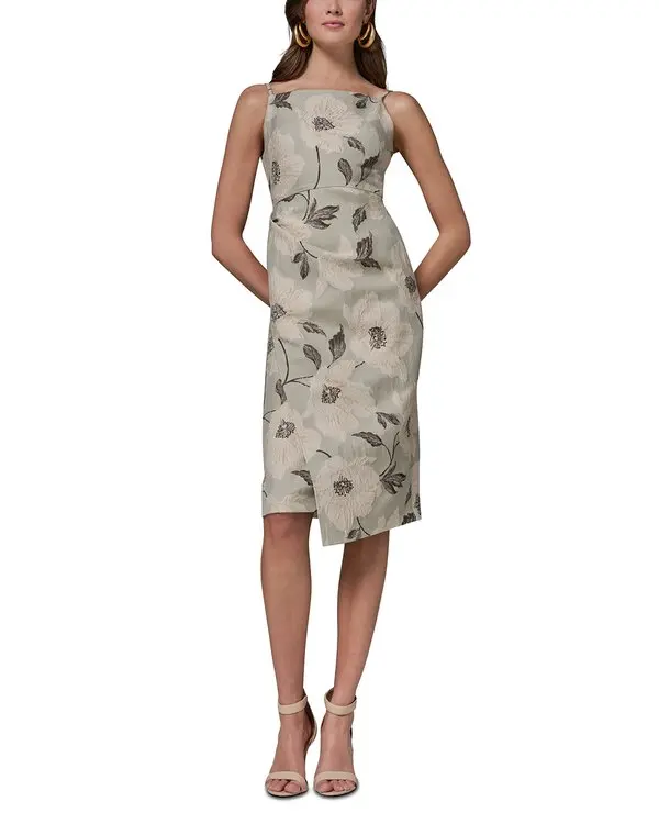 Donna Karan New York Printed Floral Midi Dress