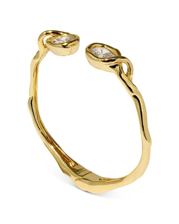 Alexis Bittar Asterales Floating Cubic Zirconia Cuff Bracelet