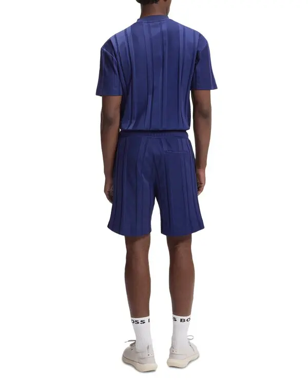 BOSS X World Cup Relaxed Fit Luxe Stripe T-shirt - Navy