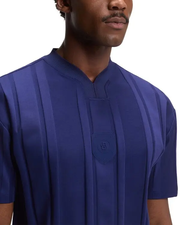 BOSS X World Cup Relaxed Fit Luxe Stripe T-shirt - Navy