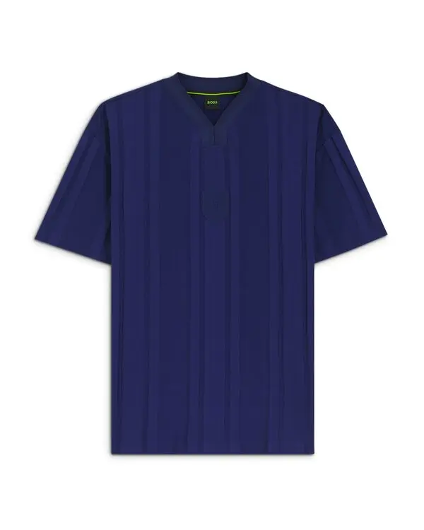 BOSS X World Cup Relaxed Fit Luxe Stripe T-shirt - Navy