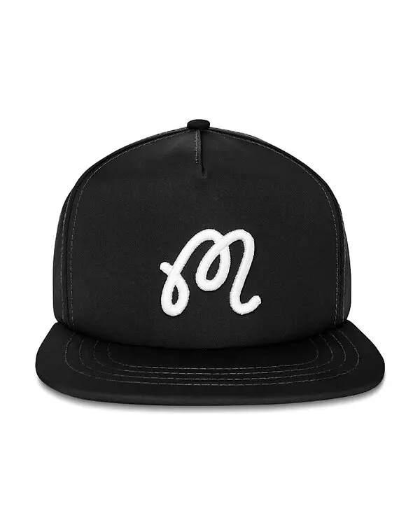 MALBON Logo Snapback Cap - Black