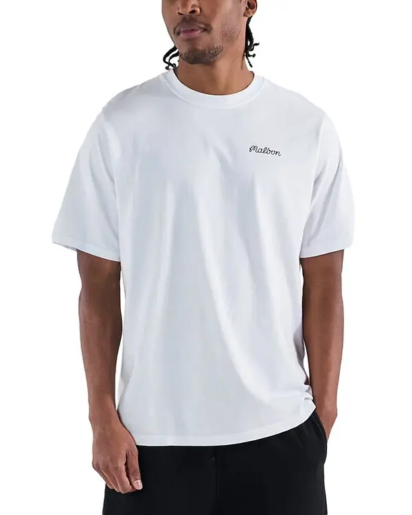 MALBON Bermuda Relaxed Fit T-shirt - White