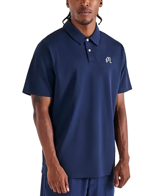 MALBON Fairway Polo Shirt - Navy