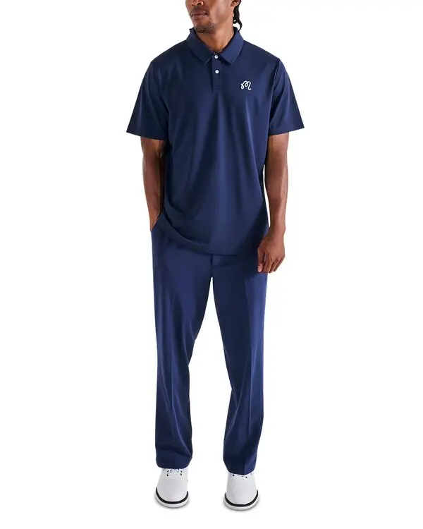 MALBON Fairway Polo Shirt - Navy