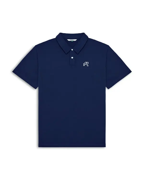 MALBON Fairway Polo Shirt - Navy