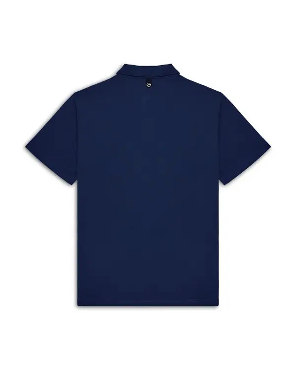 MALBON Fairway Polo Shirt - Navy