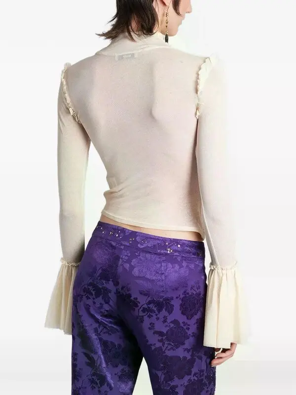 SIEDRES Cut-out Pussy-bow Top