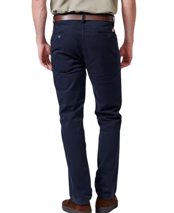 AUBIN Witham Straight Leg Stretch Chino Pants - Navy