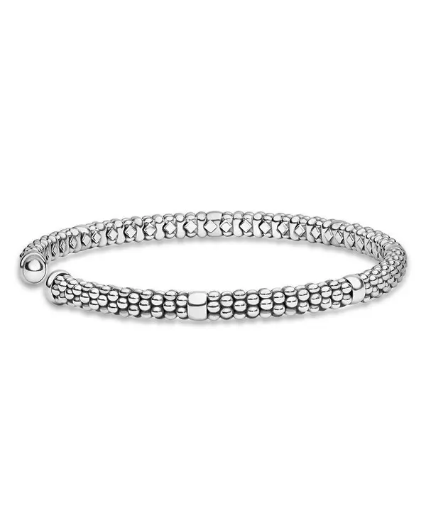 Lagos Sterling Signature Caviar Versa Torque Bracelet
