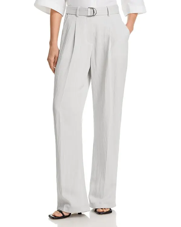 Helmut Lang Relaxed Pleated Trousers - Ice