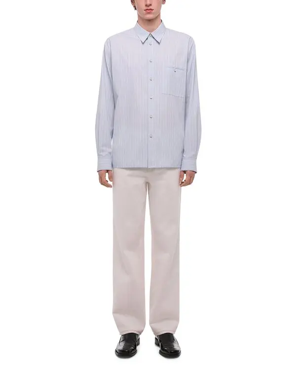 Helmut Lang Relaxed Shirt - Light Blue Multi